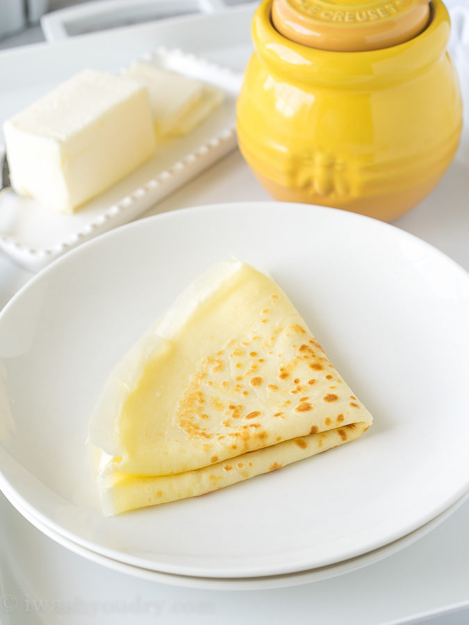 Honey Butter Crêpes - I Wash... You Dry